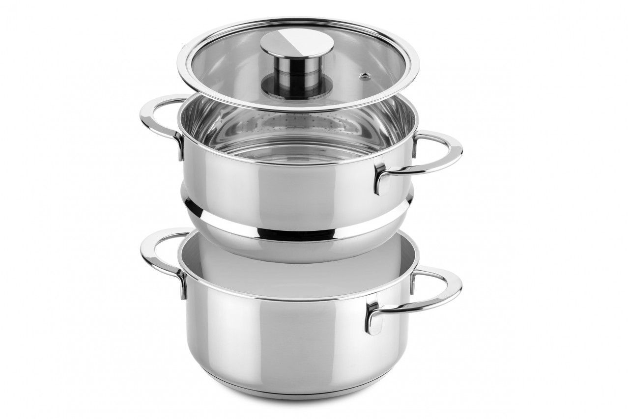 Stoompan 'Gourmet' 22 cm | Mepra-store.nl